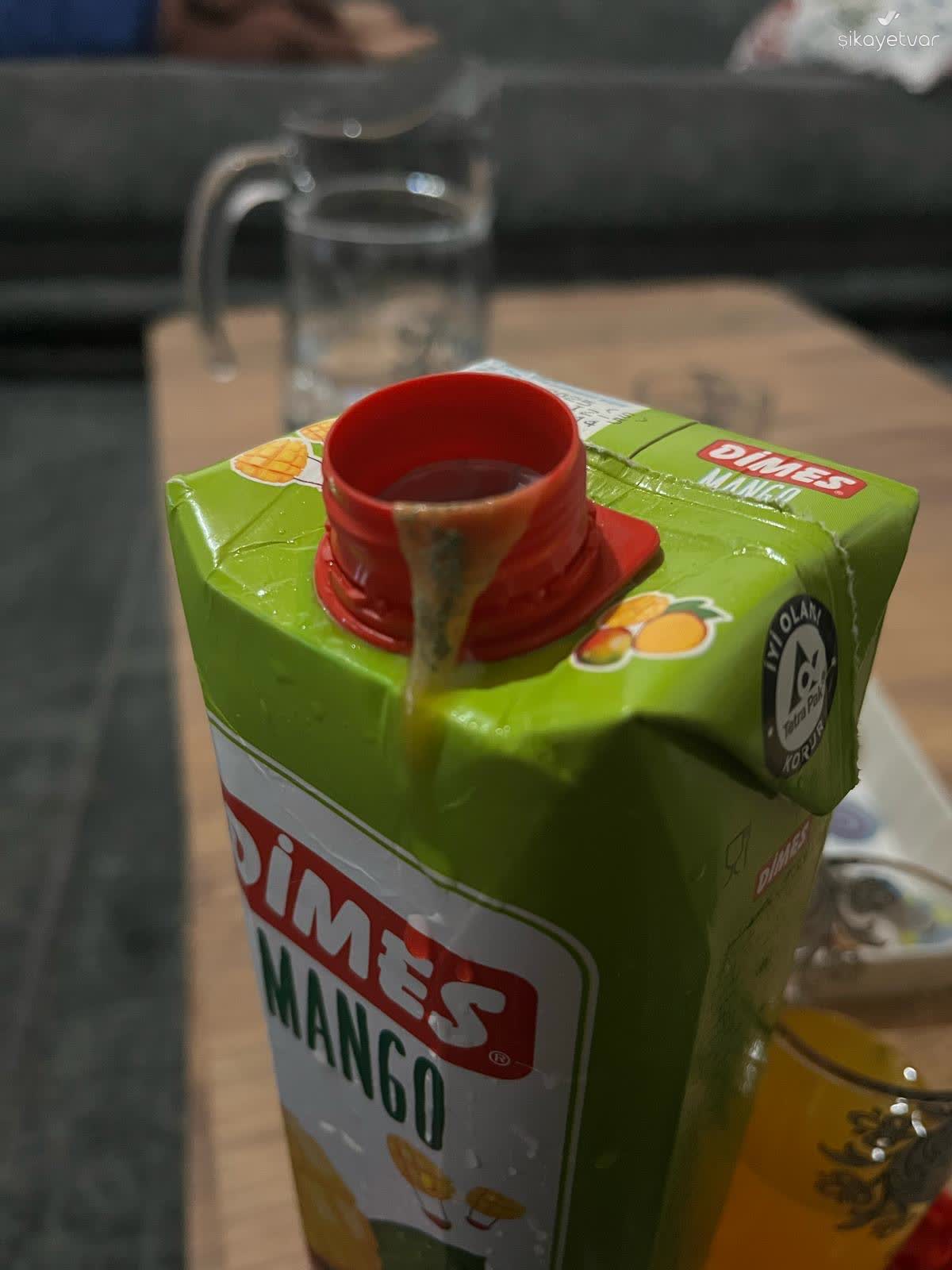 Dimes Gıda Dimes Mango Meyve Suyunda Küf Şoku - Şikayetvar