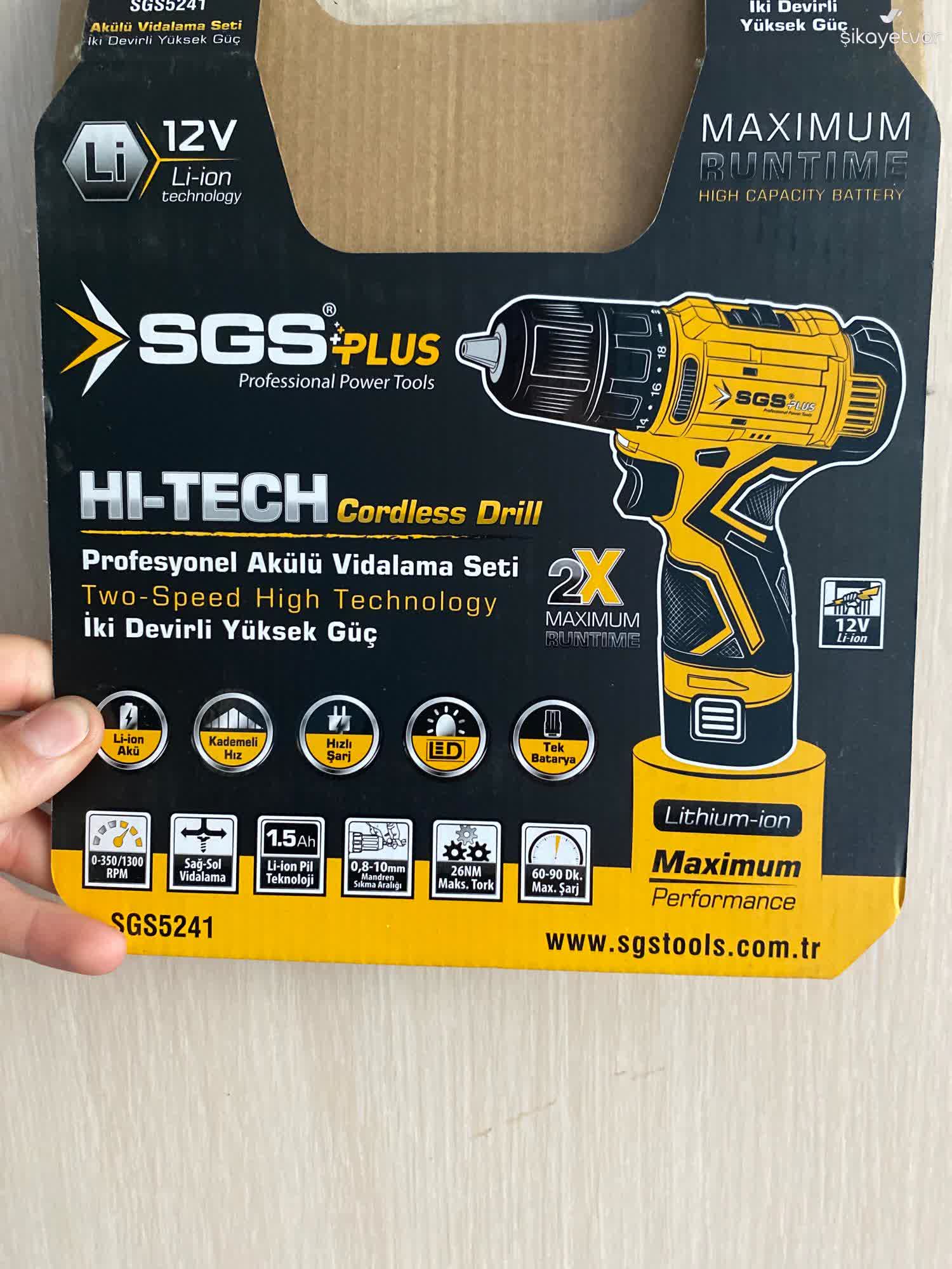 Sgs Tools SGS Matkap Servis Sorunu - Şikayetvar