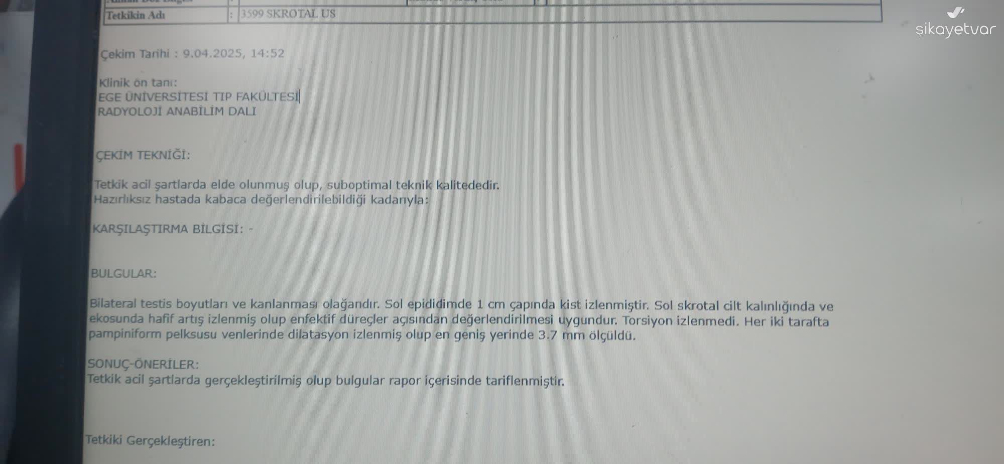 Buhara Hastanesi Başarısız Ameliyat Sonrası Devam Eden Ağrılar - Şikayetvar