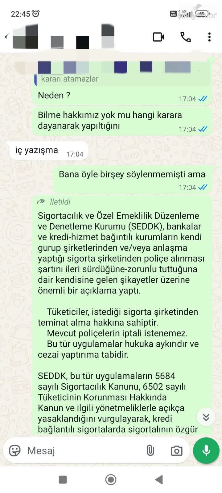 Emin Sigorta Yanlış Bilgilendirme Ve Zorunlu Kasko Sorunu - Şikayetvar