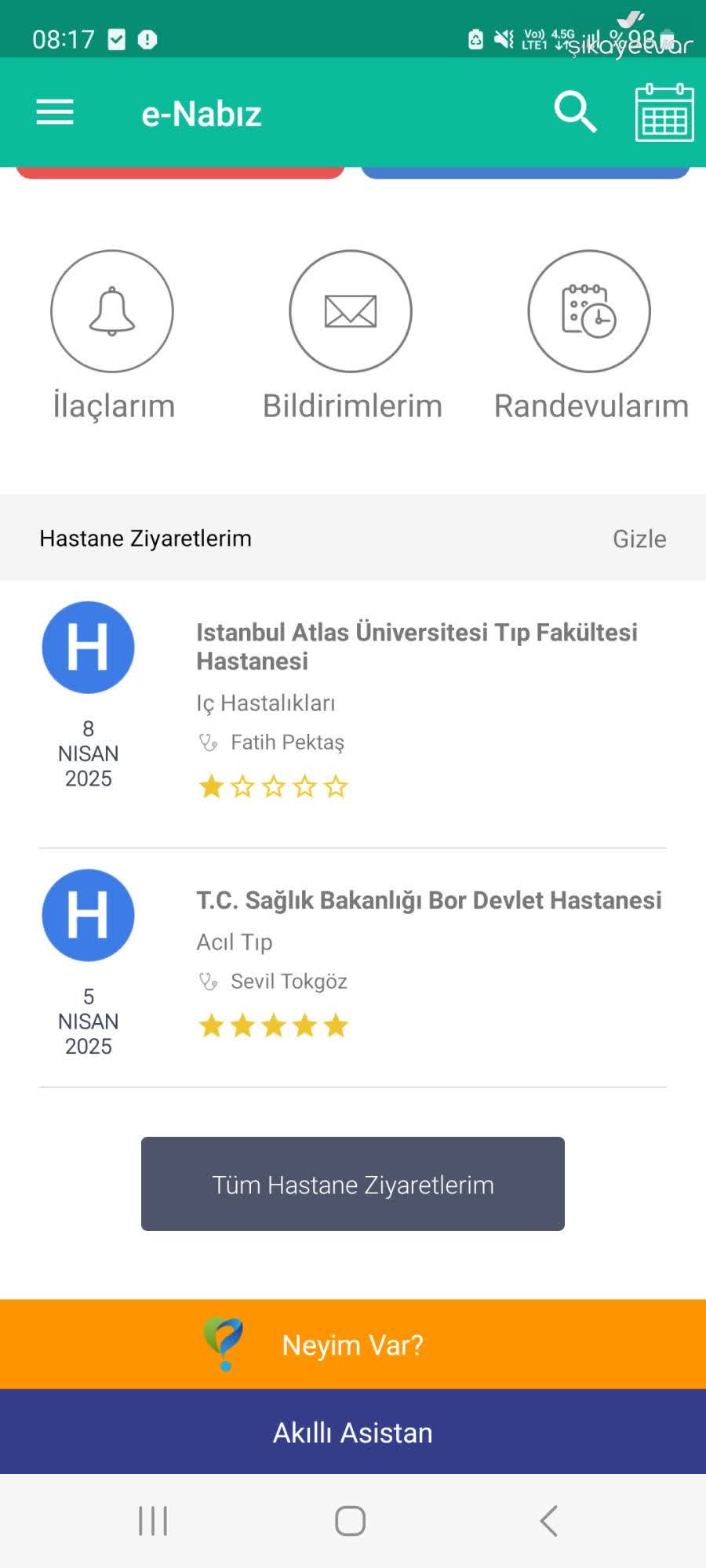 Medicine Hospital Hastane Deneyiminde Yetersiz İstirahat Raporu Ve ...