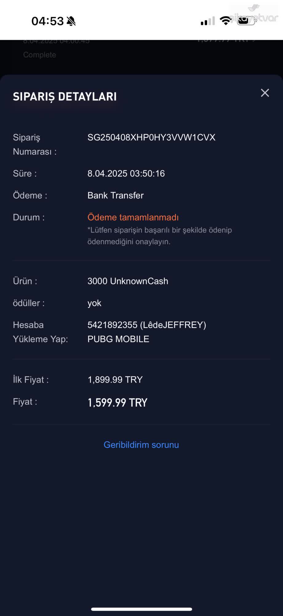 MidasBuy MidasBuy Didn’t Deliver UC or Refund After Missing Transfer ...