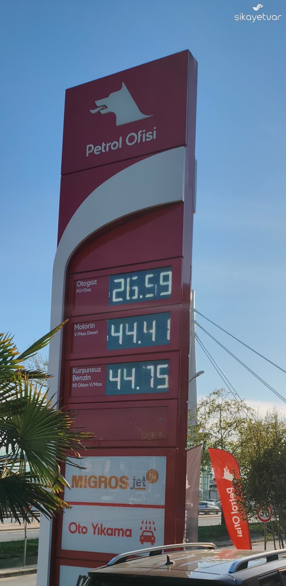 Petrol Ofisi İstasyonunda Fiyat Tutarsızlığı Ve Müşteri Memnuniyetsizliği - Şikayetvar