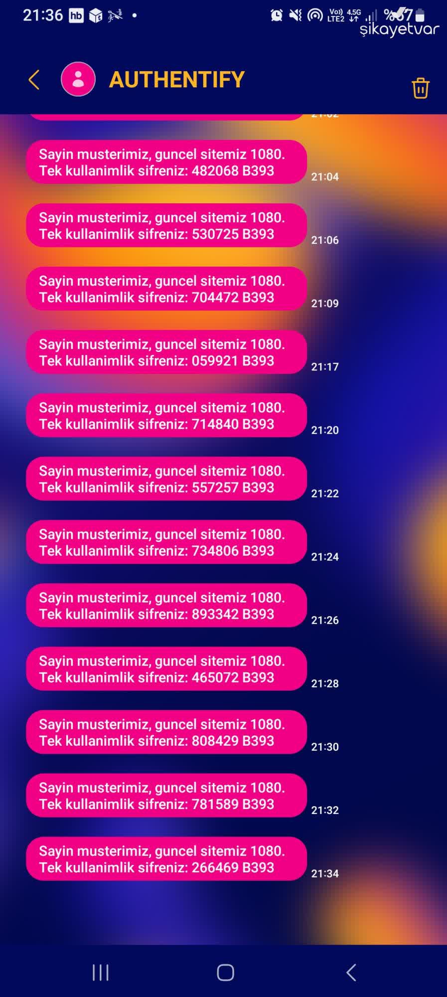 Authentify Hesap Güvenliği İhlali Ve Yetkisiz Erişim Tehlikesi - Şikayetvar