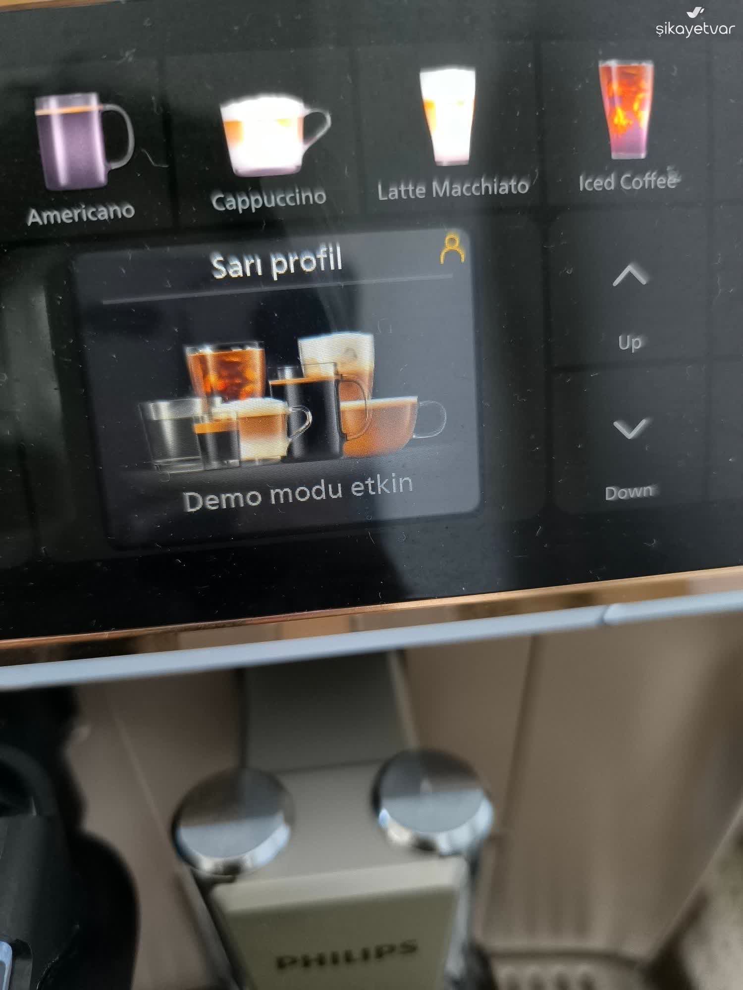 PHILIPS Ev Aletleri Philips Kahve Makinesi Demo Modunda Kaldı ...