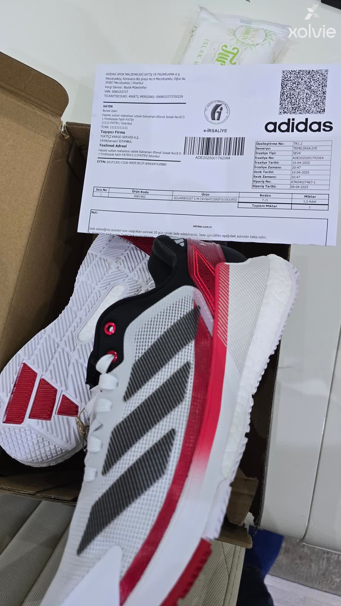 adidas Sent Me a Defective and Completely Wrong Product - Xolvie