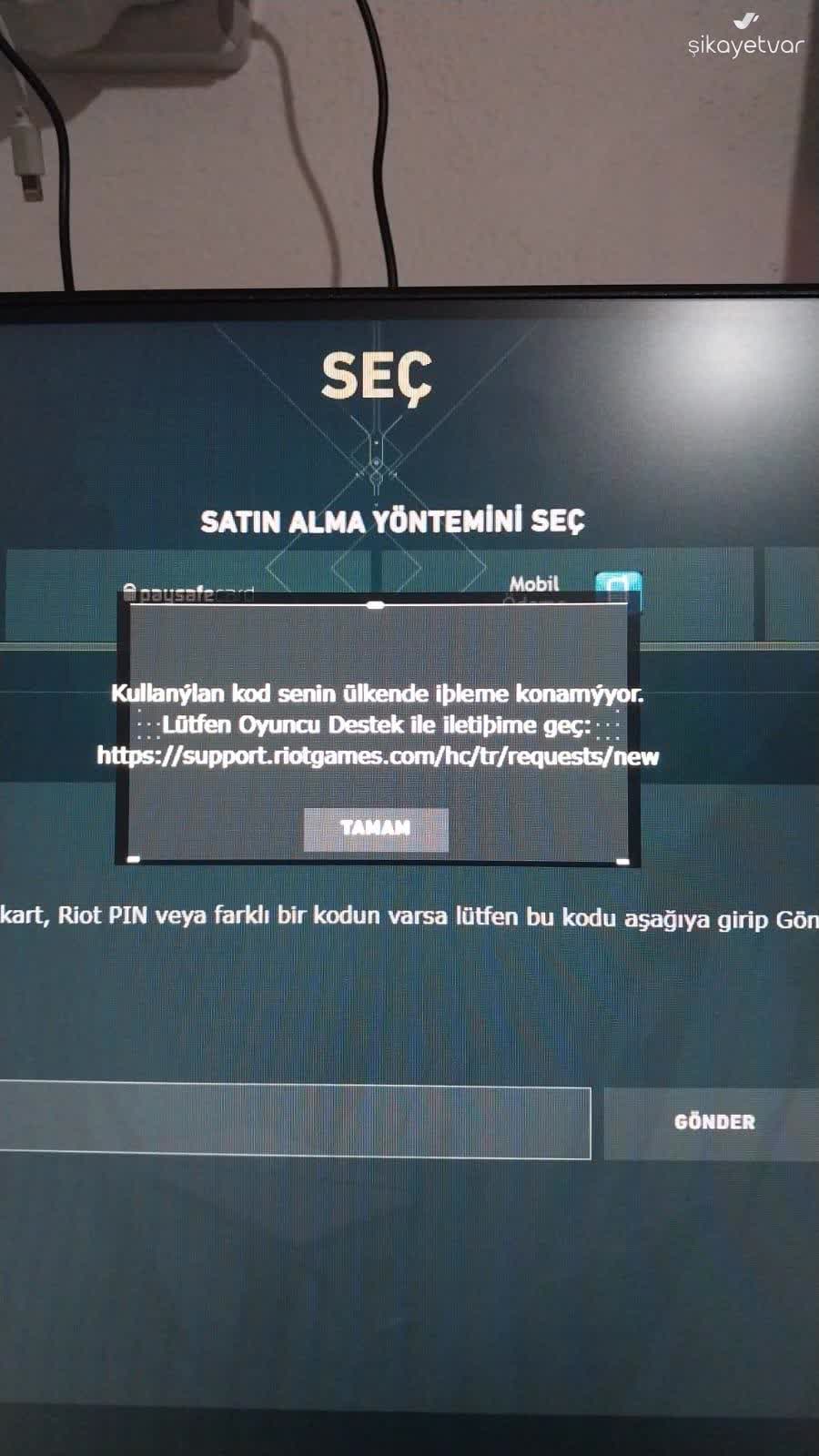 I Can’t Redeem My Valorant VP Code in Turkey — No Support or Refund ...