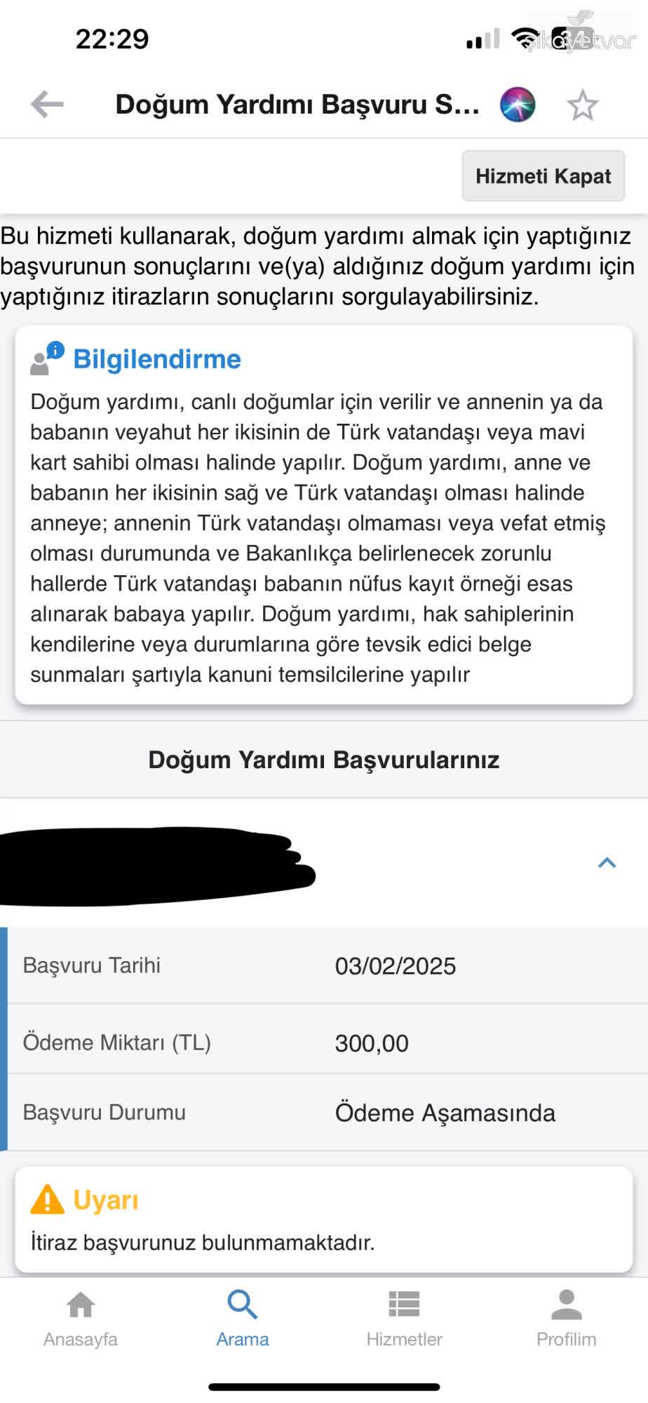 E-Devlet | Turkiye.gov.tr Doğum Yardımı Ödemesi Gecikmesi Ve ...