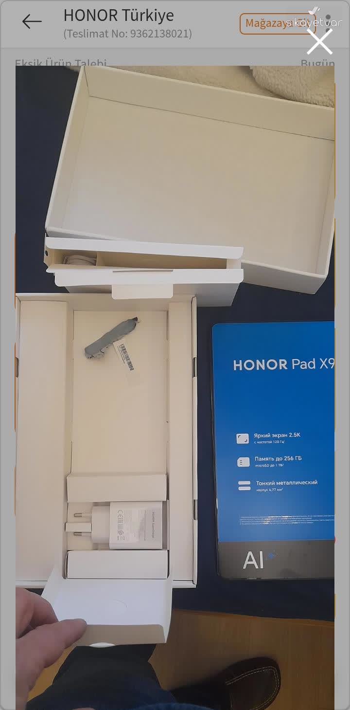 Trendyol Ve Honor'dan Gelmeyen Tablet Kalemi - Şikayetvar