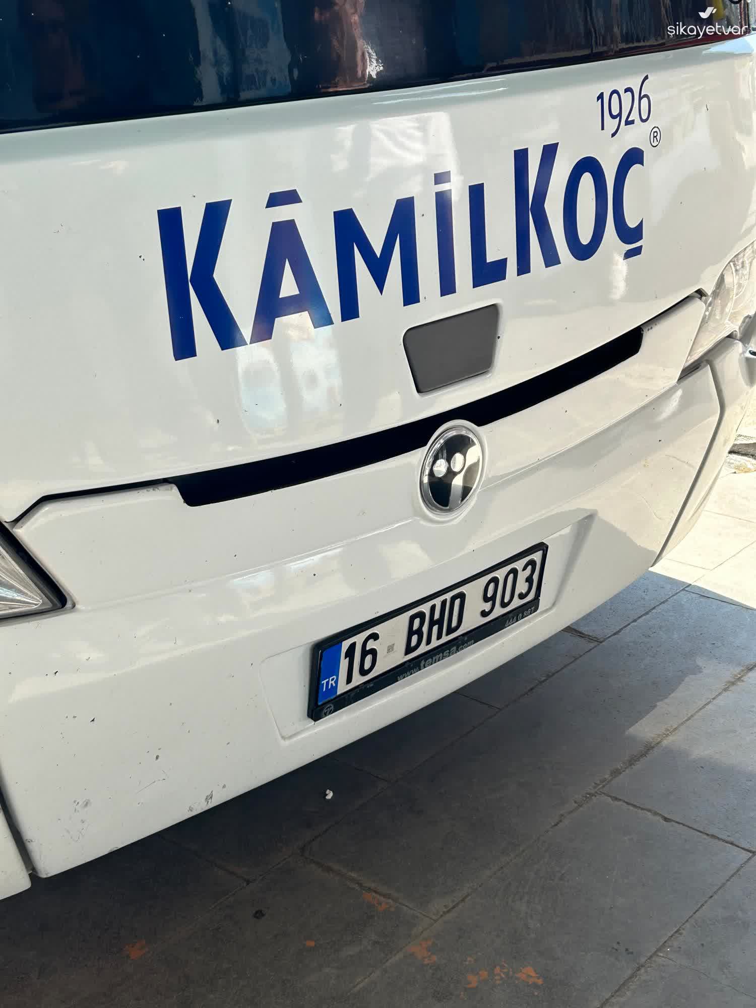 Kamil Koç'ta Saygısız Muavin Ve İlgisiz Şoför - Şikayetvar