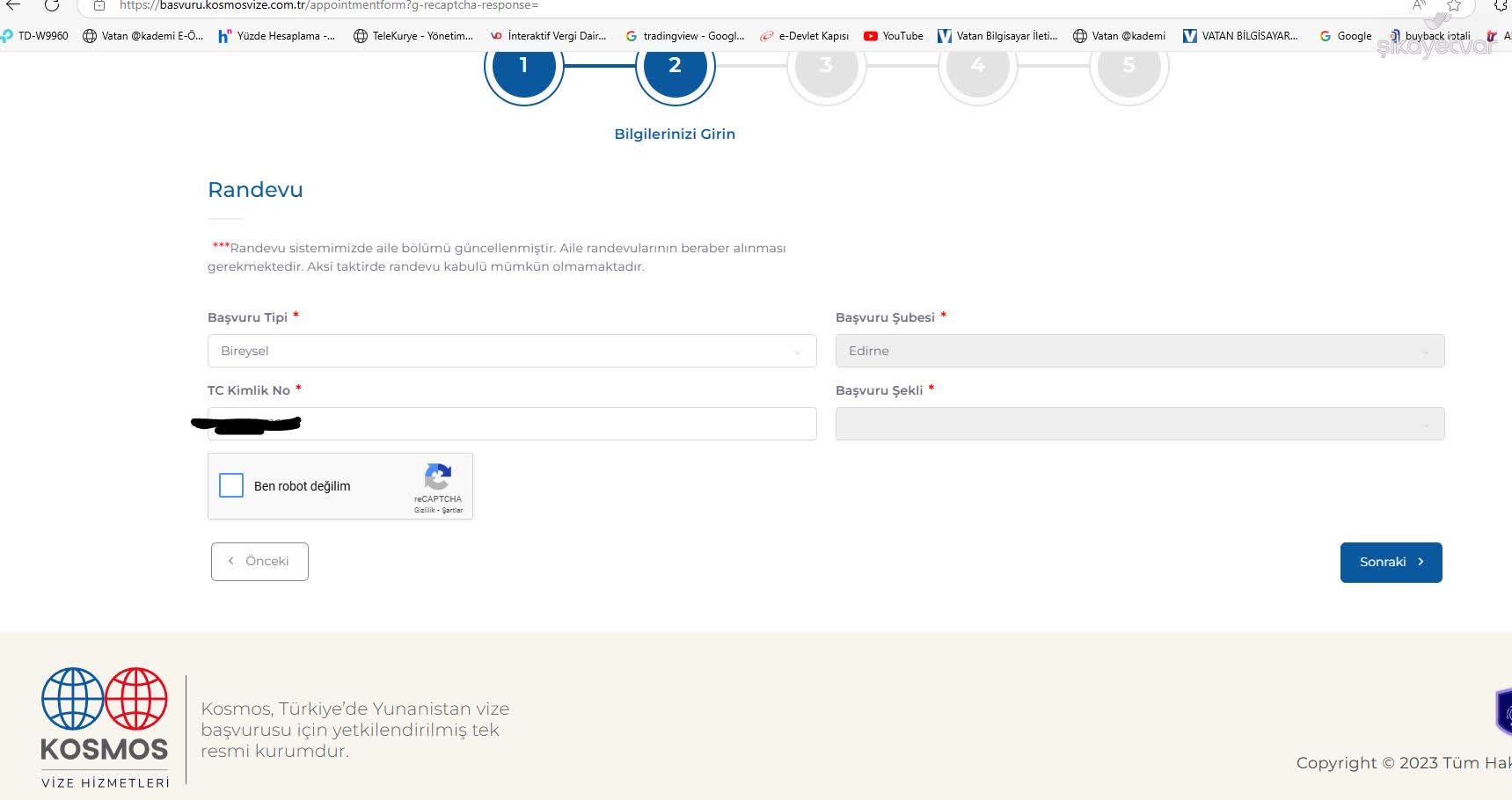 Kosmos Vize Hizmetleri Yunanistan Vizesi İçin Randevu Blokaj Sorunu ...
