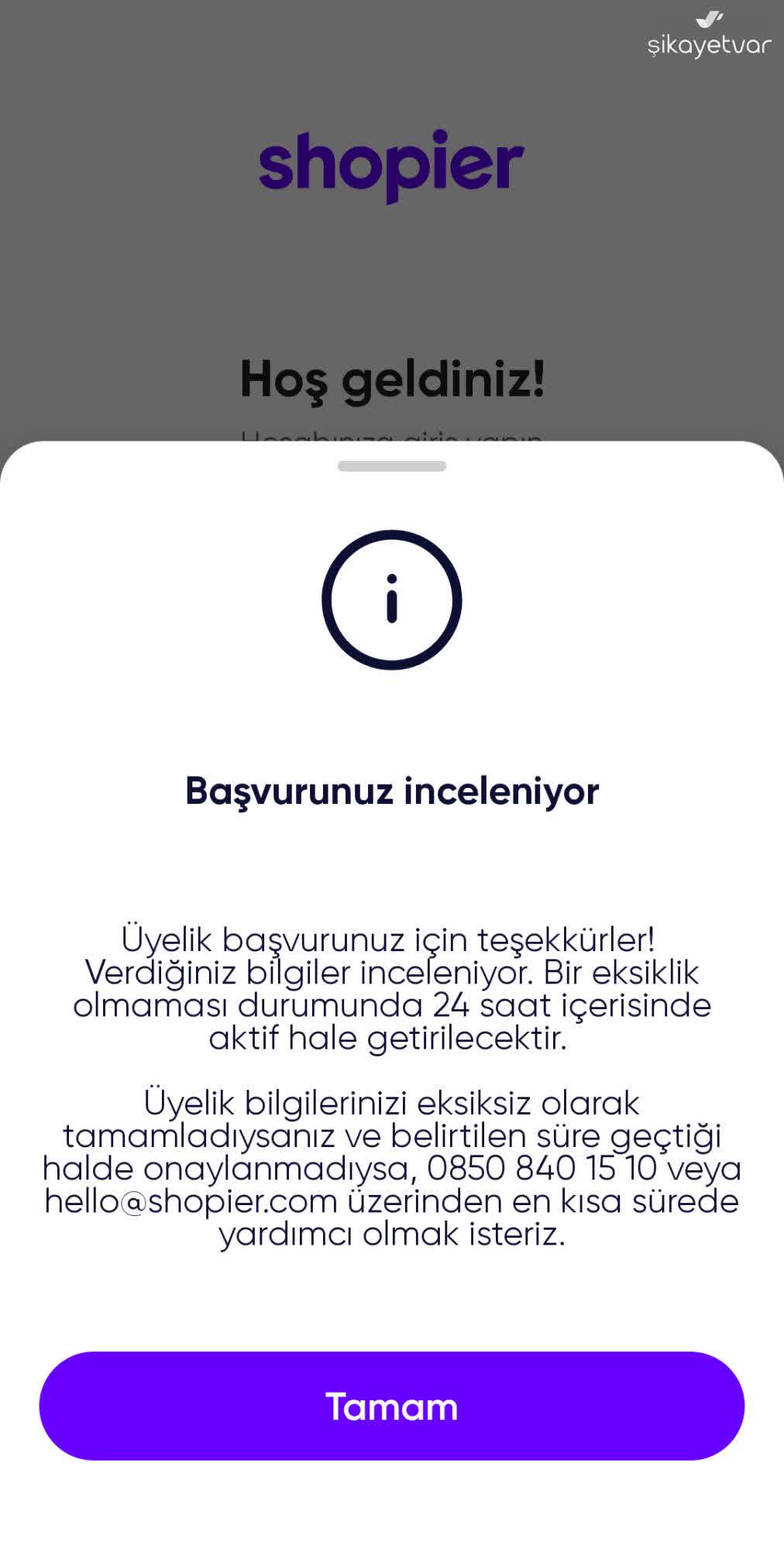 Shopier Hesap Kapanması Ve Bloke Edilen Fonlar - Şikayetvar