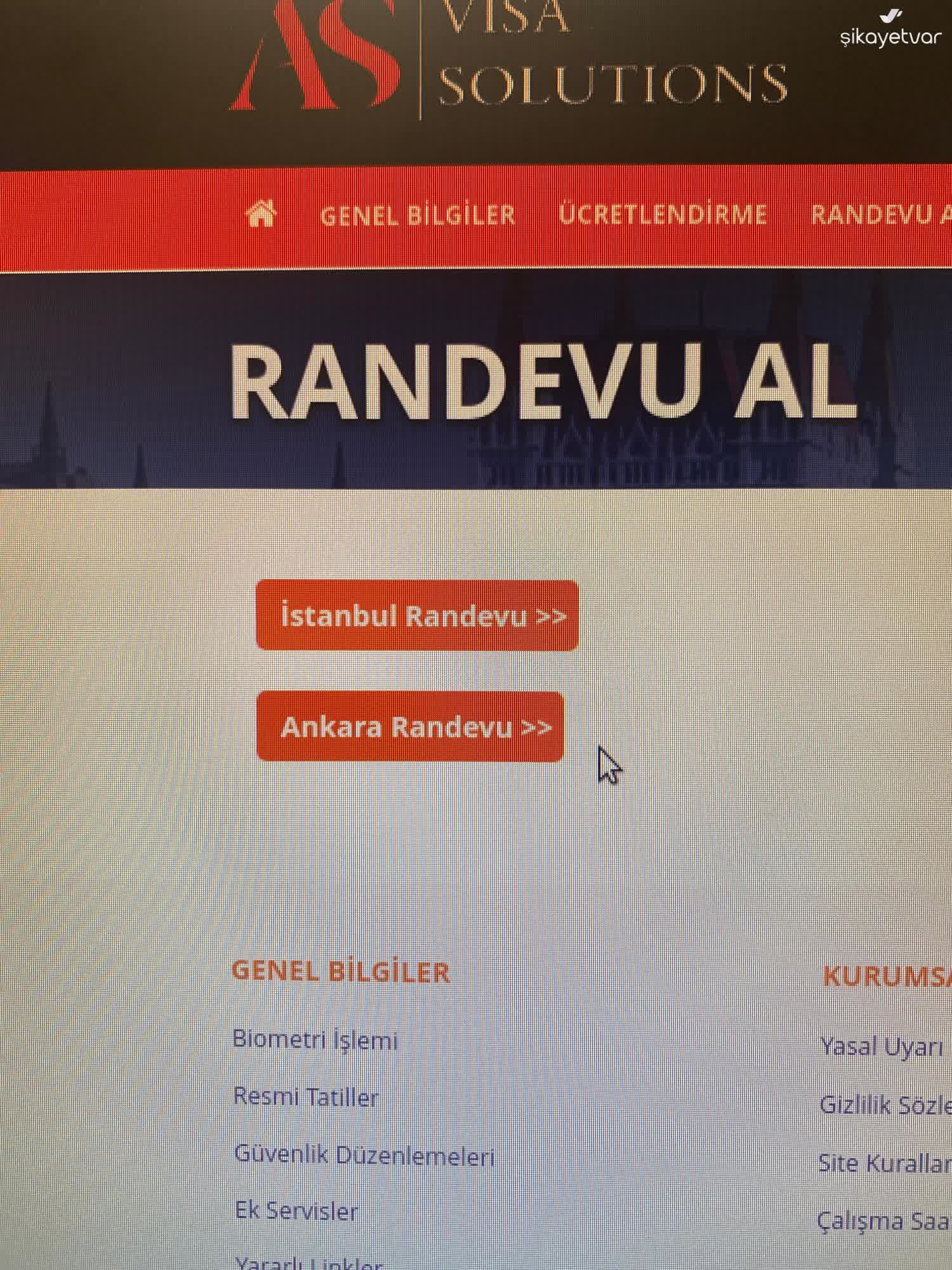 As Visa Solutions Vize Randevusu Almak Neden Bu Kadar Zor? - Şikayetvar