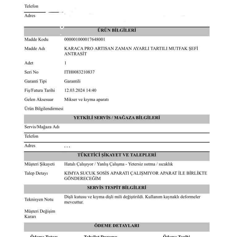 Karaca Züccaciye Karaca Pro Artisan M Black İçli Köfte Ve Kıyma Aparatı ...