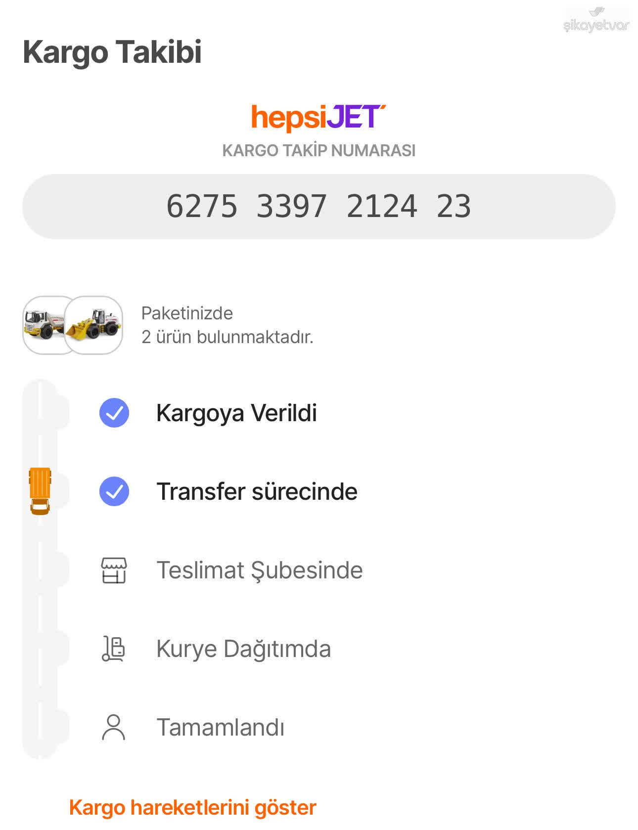 Teslimat Gecikmesi: Hepsijet Kargom Nerede? - Şikayetvar