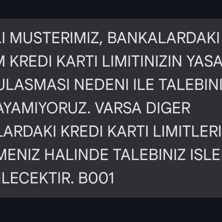 Ziraat Bankası Kredi Kartı Limit Düşürme Şoku - Şikayetvar
