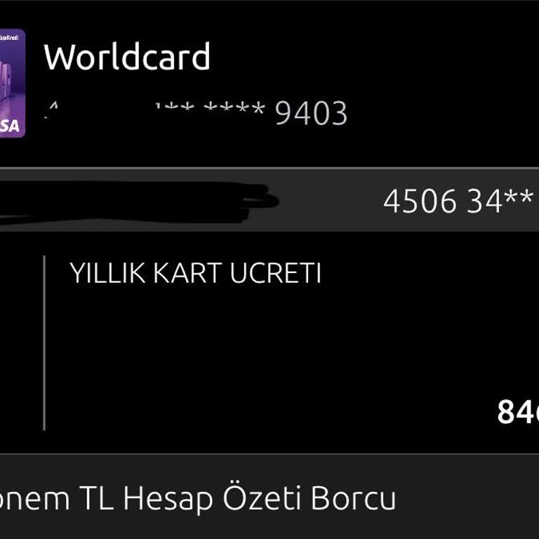 Yapı Kredi Bankası Yıllık Kart Aidatı İadesi İçin Yasal Haklarımı ...