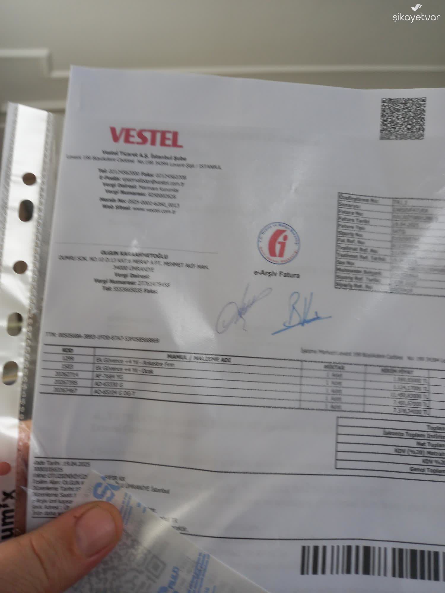 Vestel Ankastre Seti Montajında Karşılaşılan Sorunlar - Şikayetvar