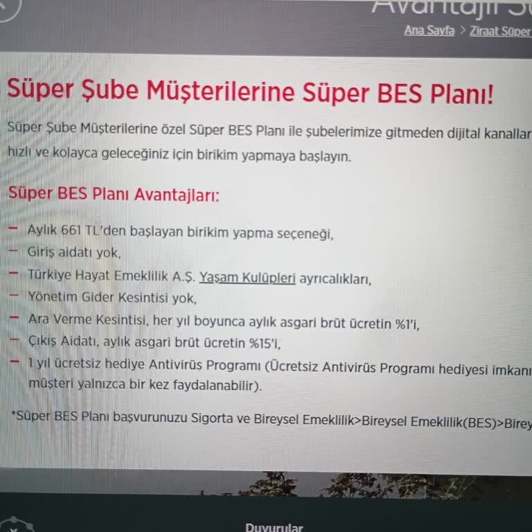 Türkiye Hayat Emeklilik BES Antivirüs Hediyesinden Faydalanamadım Çözüm ...