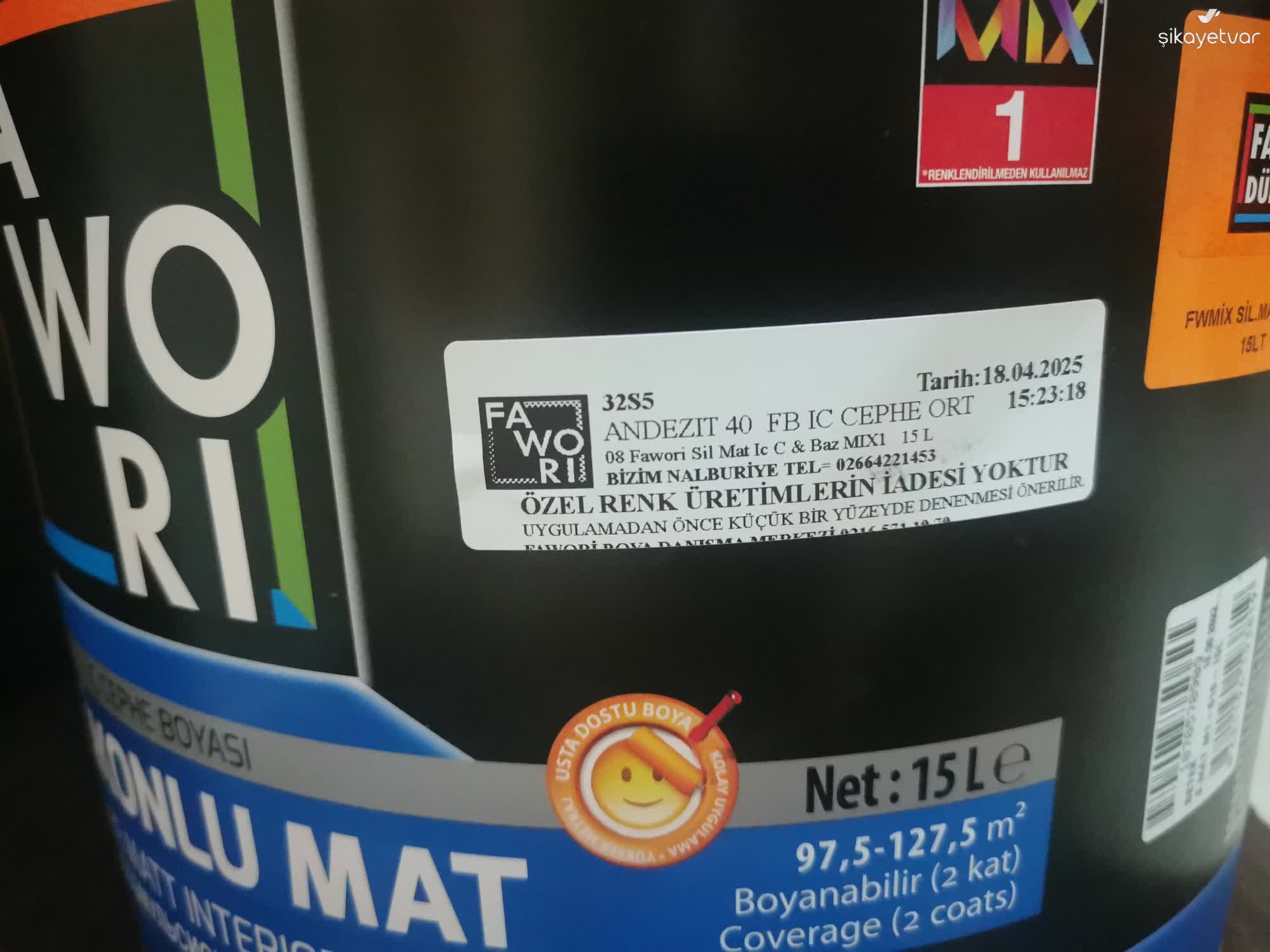 Fawori Boya Fawori Andezit 40 Renk Hayal Kırıklığı Ve Yanıltıcı Renk ...