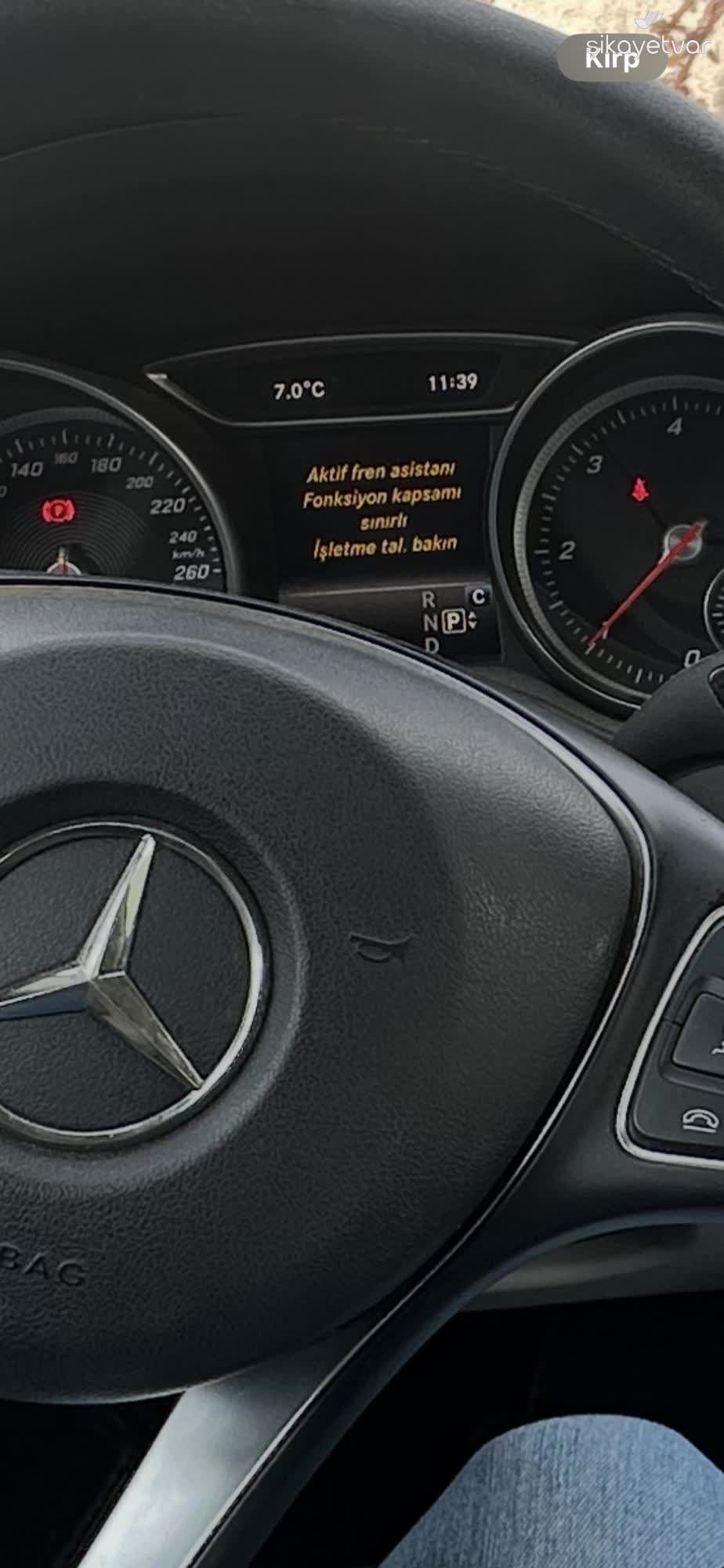 Mercedes-Benz Mercedes Cla 180 D Radar Sensörü Arızası Çözülmüyor ...