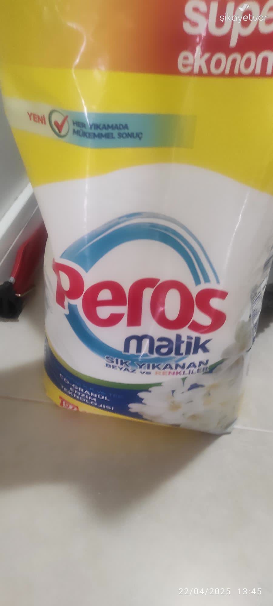 Peros Deterjan Ve Yumuşatıcıda Performans Ve Koku Sorunu - Şikayetvar