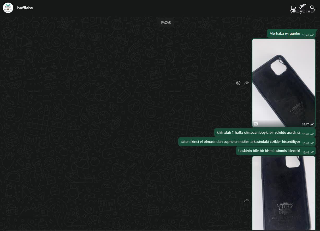 Buff Labs Kullanılmış Ve Deforme Ürün Gönderildi - Şikayetvar