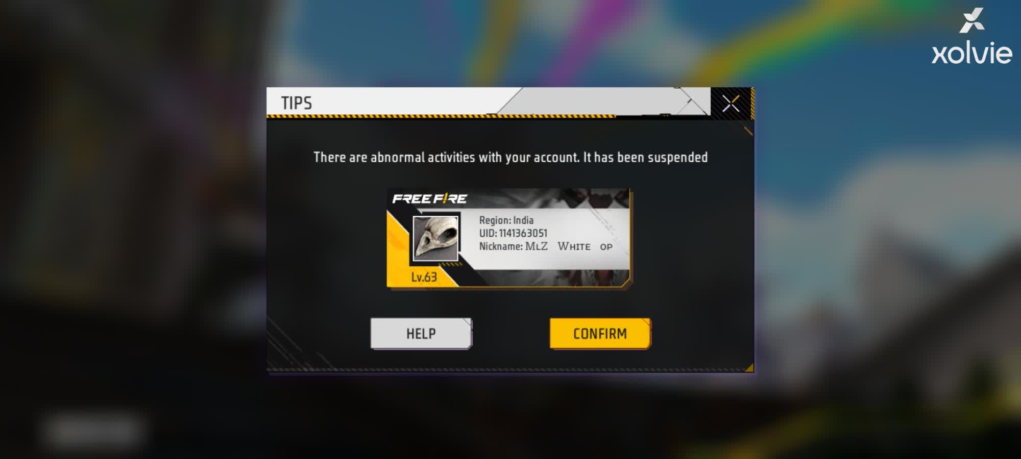 Review My Free Fire Max Account Ban Please - Xolvie