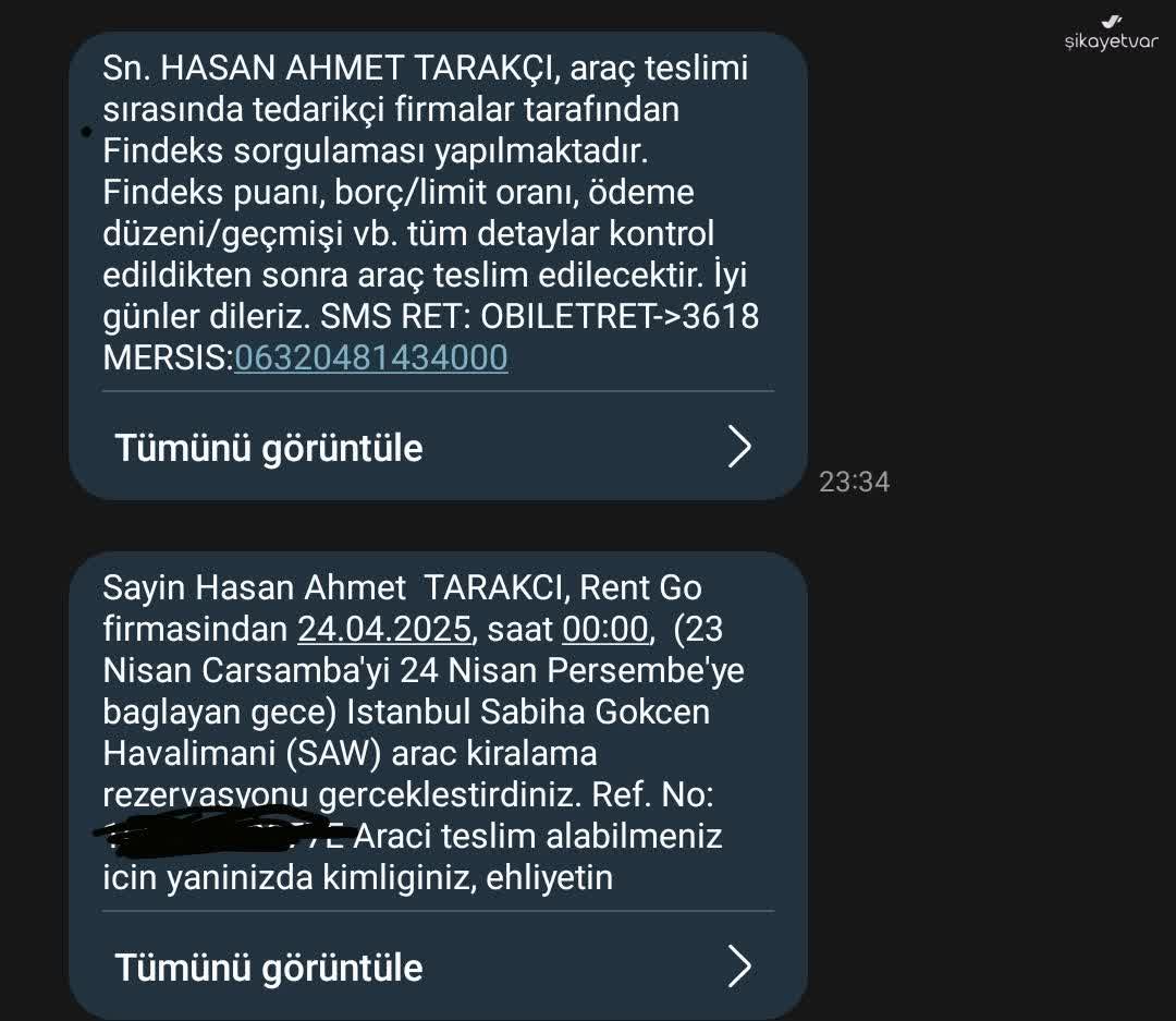 Çözüldü: Obilet Rezervasyon Sonrası Findeks Onayı Yapılmadı İade ...