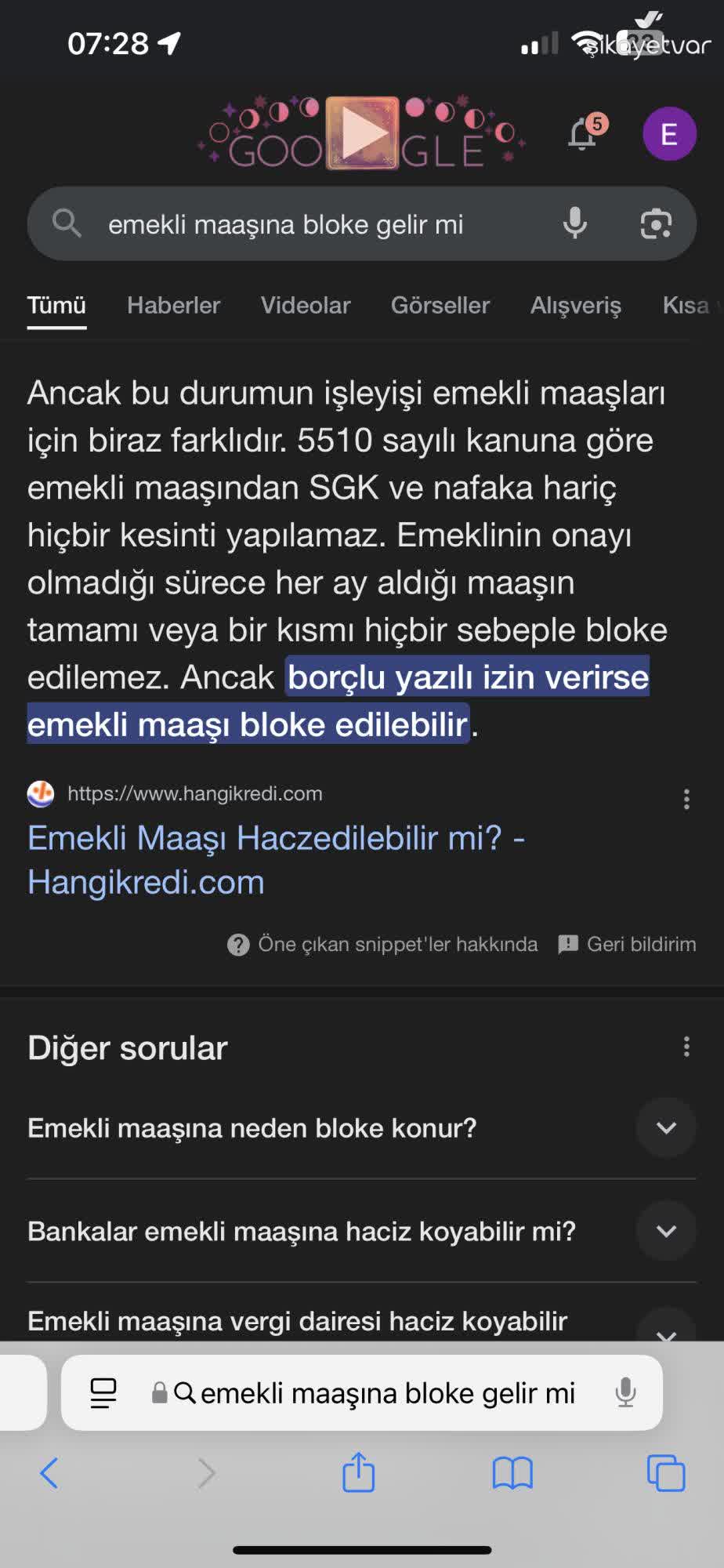İş Bankası Emekli Maaşıma Haksız Bloke Ve Çözüm Eksikliği - Şikayetvar