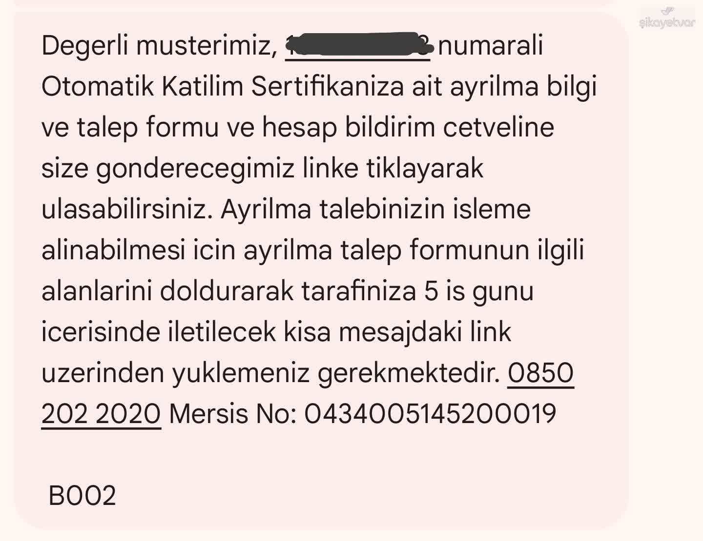 Türkiye Hayat Emeklilik BES İptal Sürecinde Bilgilendirme Ve İşlem ...