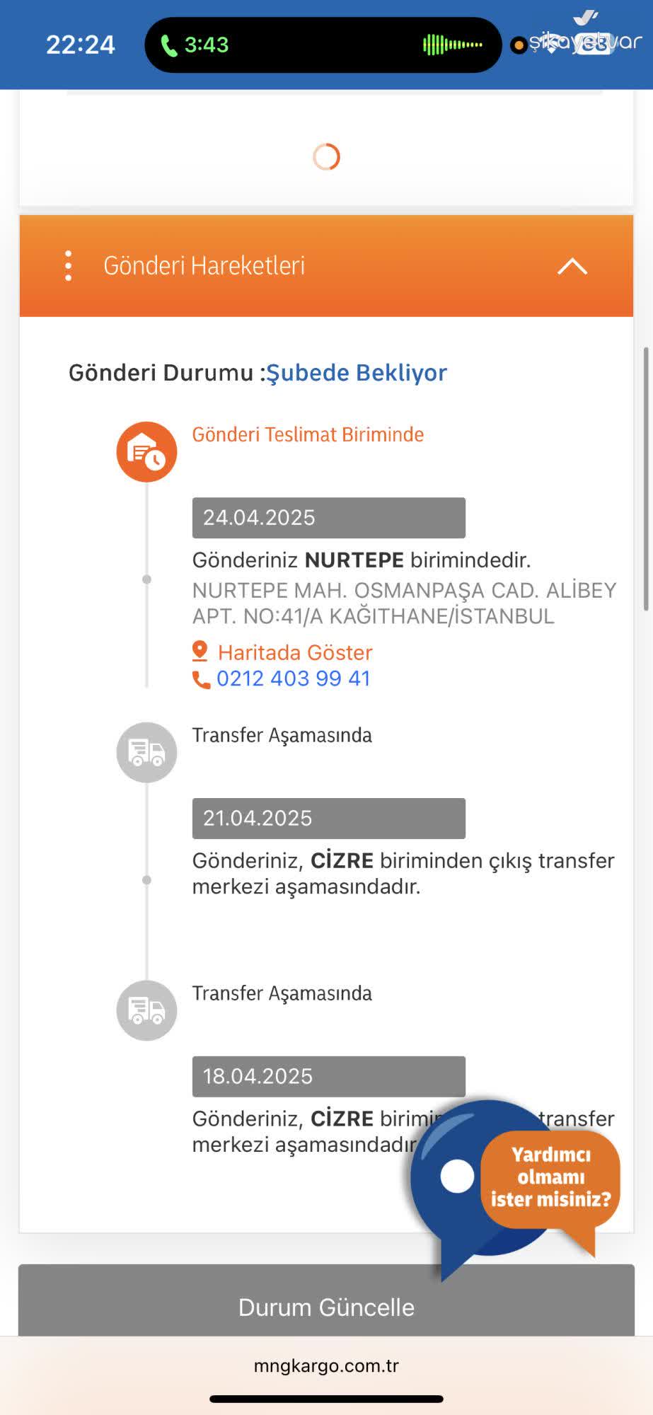 DHL Express Kargom Kayıp Ve Kırık Teslim Edildi, Şube Bilgi Vermiyor ...