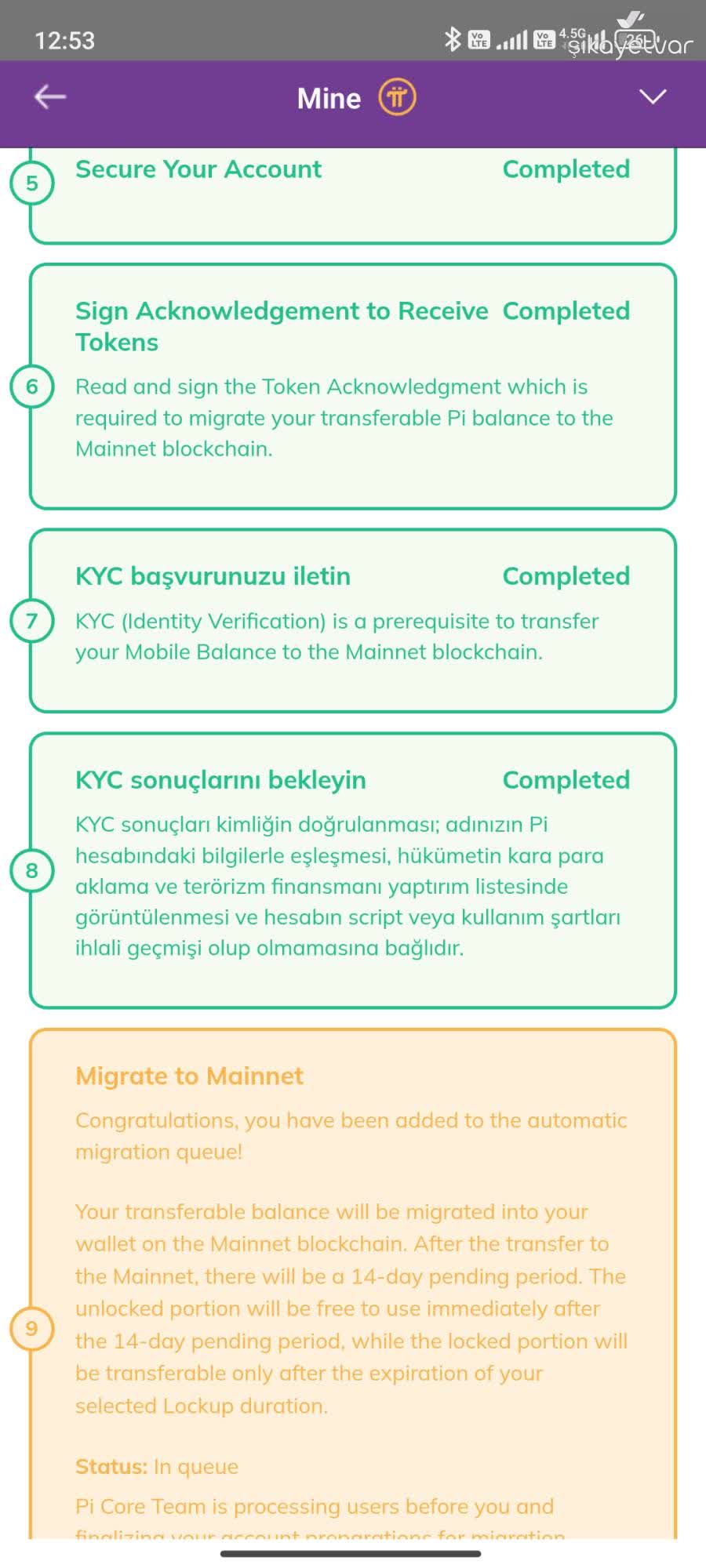 I Completed All Pi Network Mainnet Tasks but My 9th Checklist Item Still Isn’t Approved - Xolvie