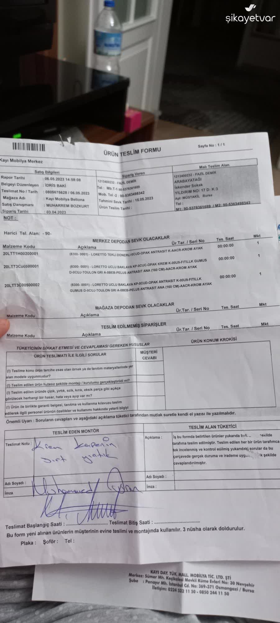 Bellona Loretto Koltuk Takımında Sünger Ve Kumaş Sorunları Bitmiyor - Şikayetvar