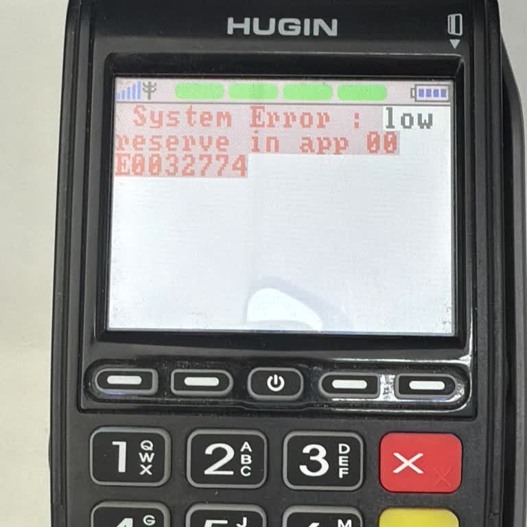 Hugin Ödeme Sistemleri Hugin T300 Yazar Kasa POS Arızası Ve Müşteri ...