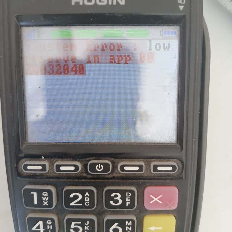 Hugin Ödeme Sistemleri Hugin T300 Gün Sonu Sorunu System Error Low ...
