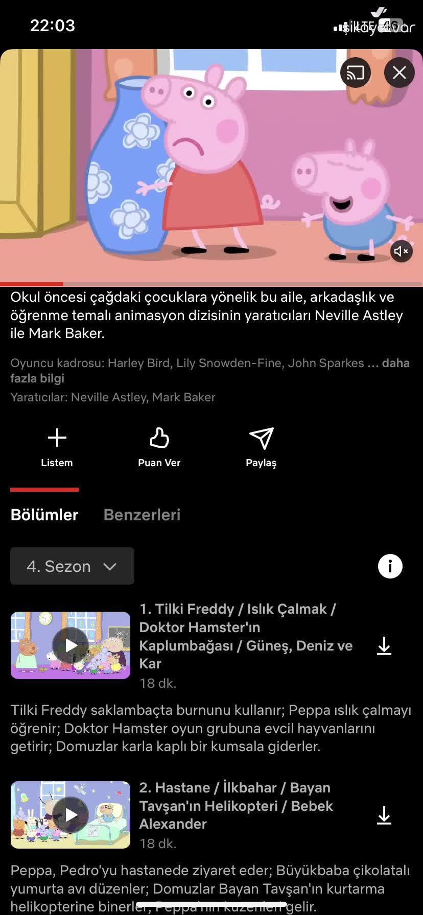 Netflix Peppa Pig 5 Ve 6 Sezon Türkçe Dublaj Eksikliği - Şikayetvar