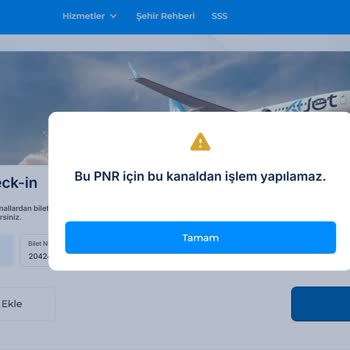 Ajet Toplu Biletlerde Sürekli Check-in Yapılamıyor, Yıllardır Aynı Hata ...