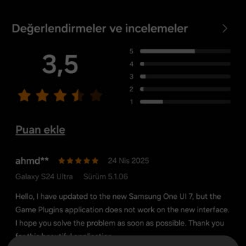 Samsung Mobile I Lost Perf Z Game Tools After One UI 7 Update on My ...