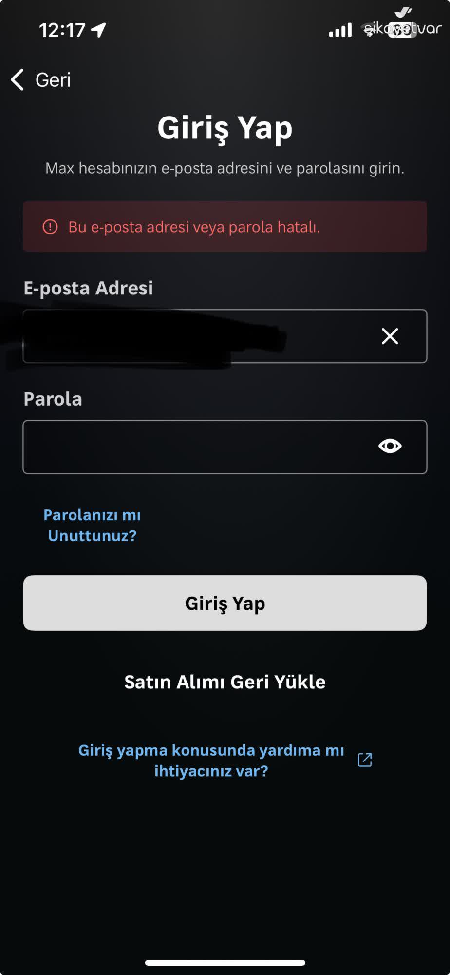 Hepsiburada Premium Üyeliğiyle HBO Max Ve Blue TV Giriş Sorunu - Şikayetvar