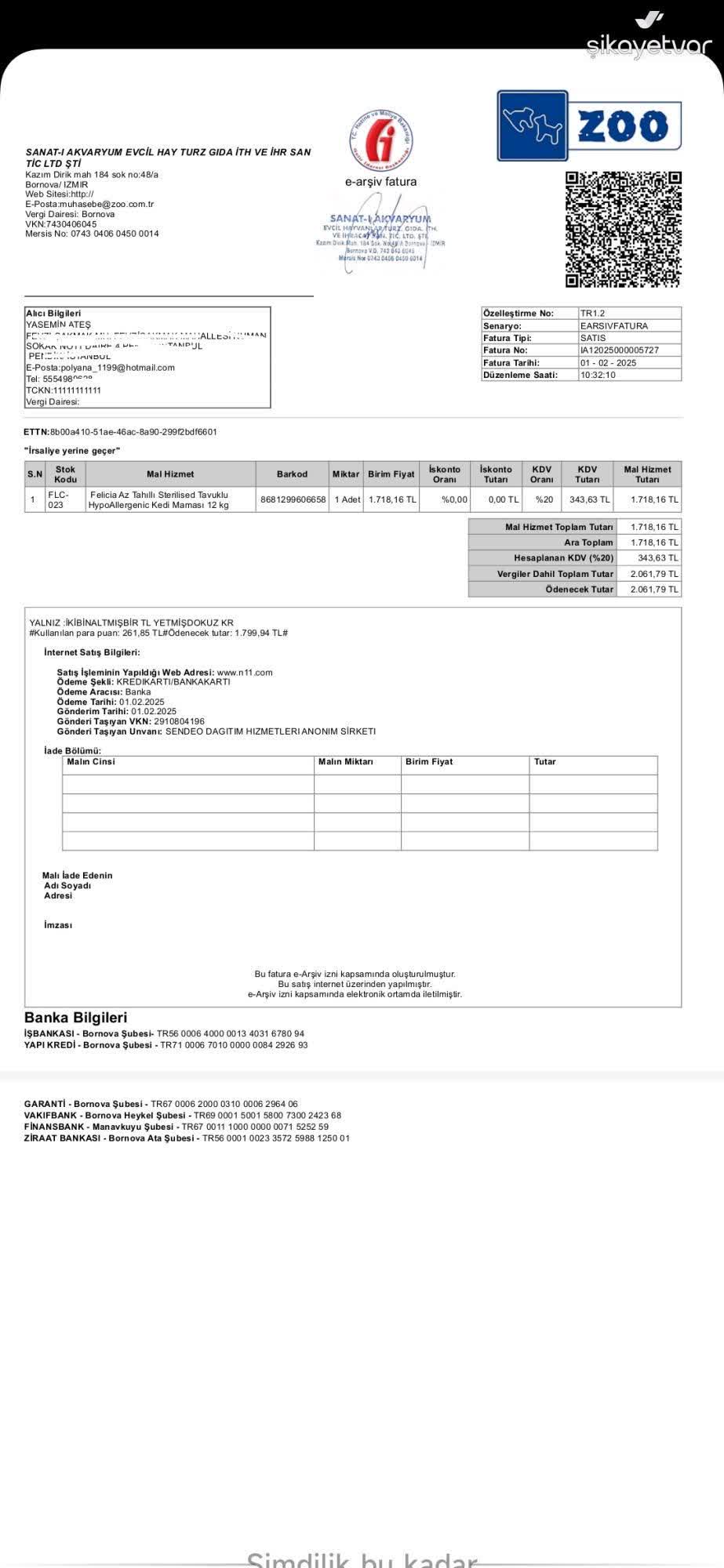 Çözüldü: zoo.com.tr Felicia Mama Yeni Formülünden Sonra Kedim Sürekli ...