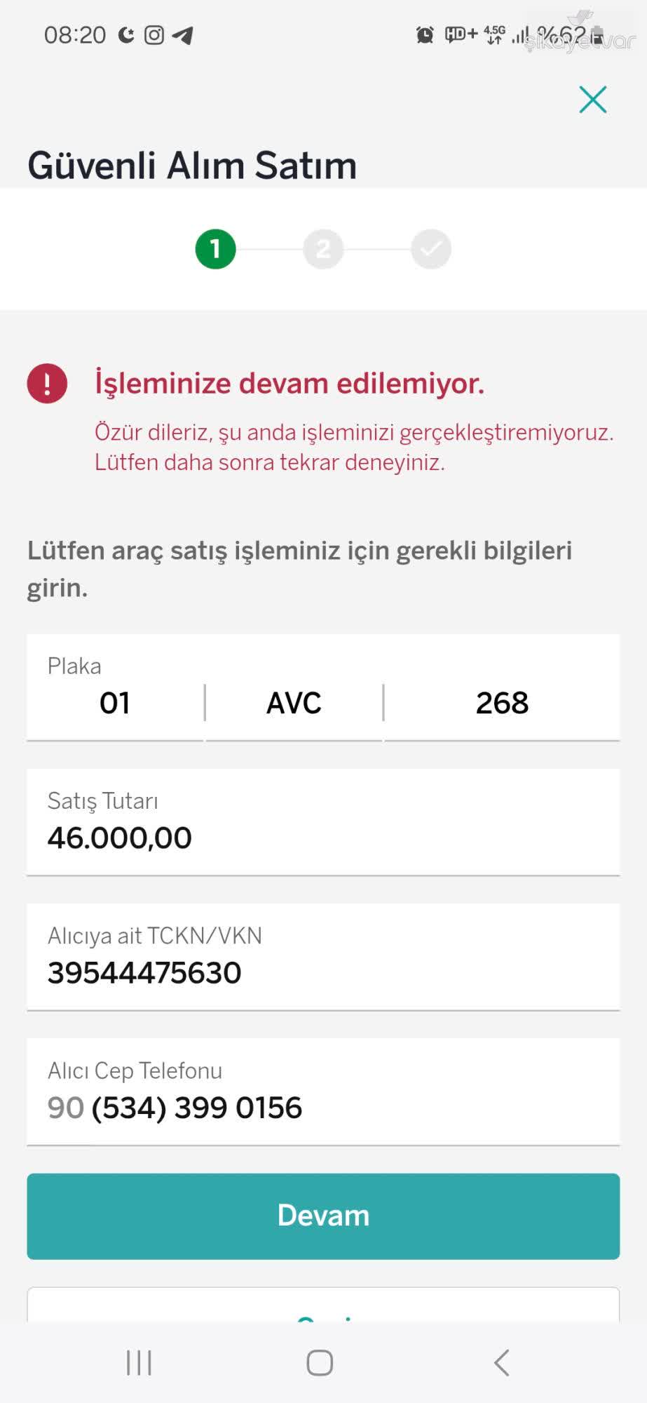 Garanti BBVA Garanti Bankası Güvenli Ödeme Hatası Ve Uygulama Sorunları ...