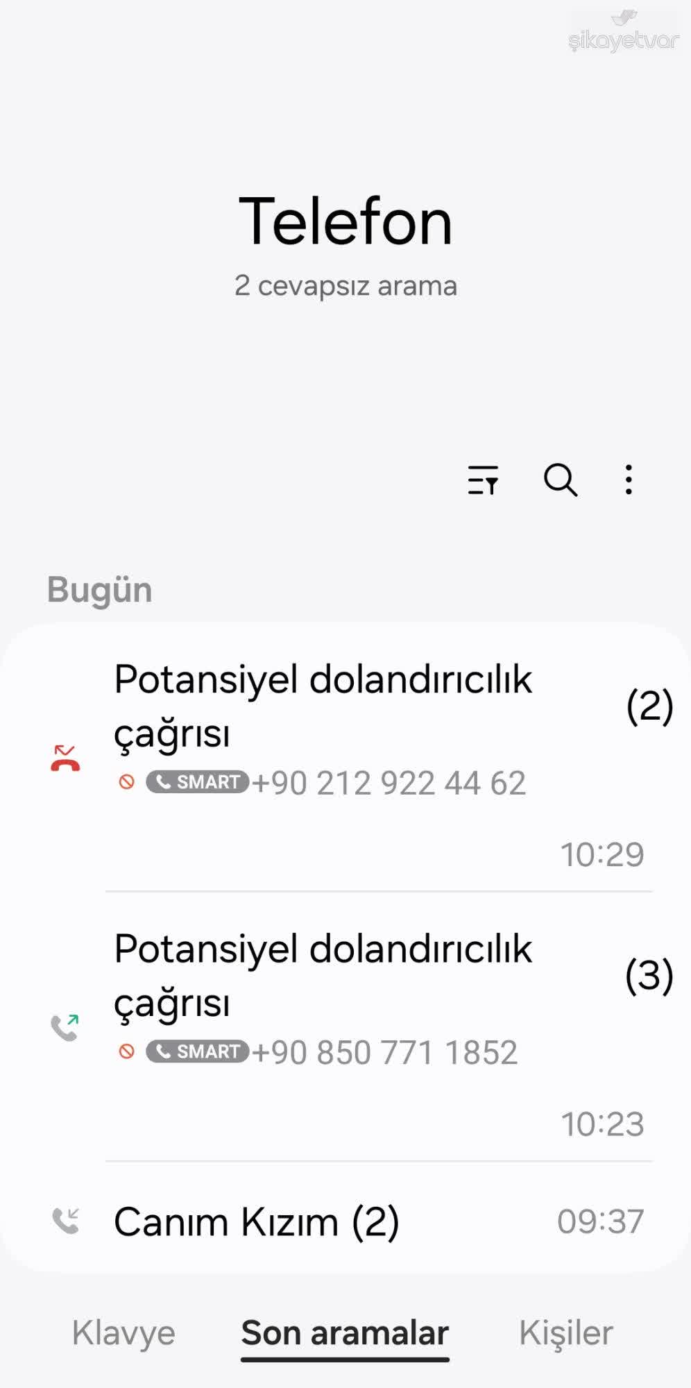 08507711852 Türk Telekom Müşteri Hizmetleri Numarasıyla Yanıltıcı Arama ...