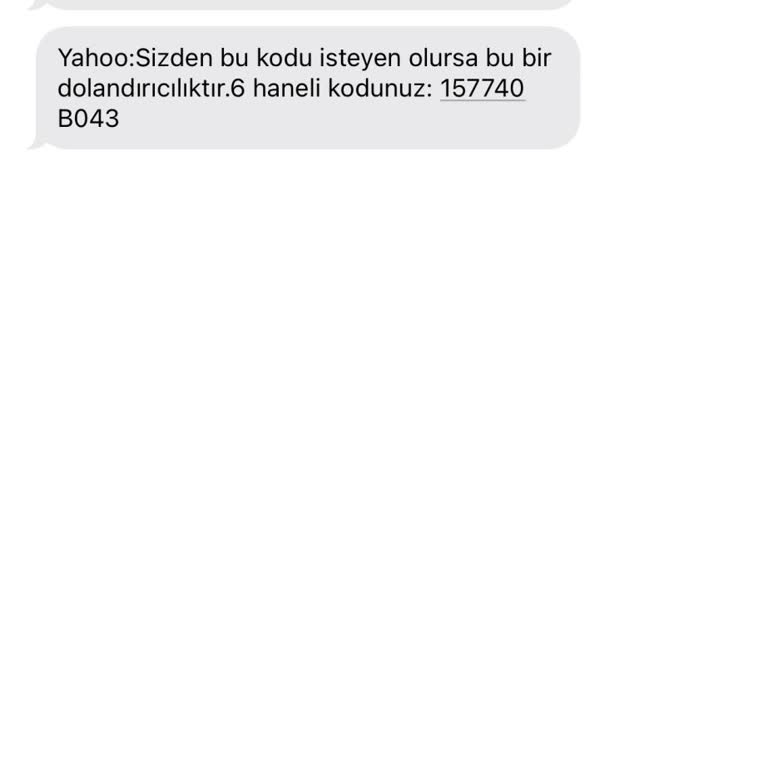 Hesabım Olmamasına Rağmen Yahoo'dan Gelen Doğrulama Kodu Hakkında ...