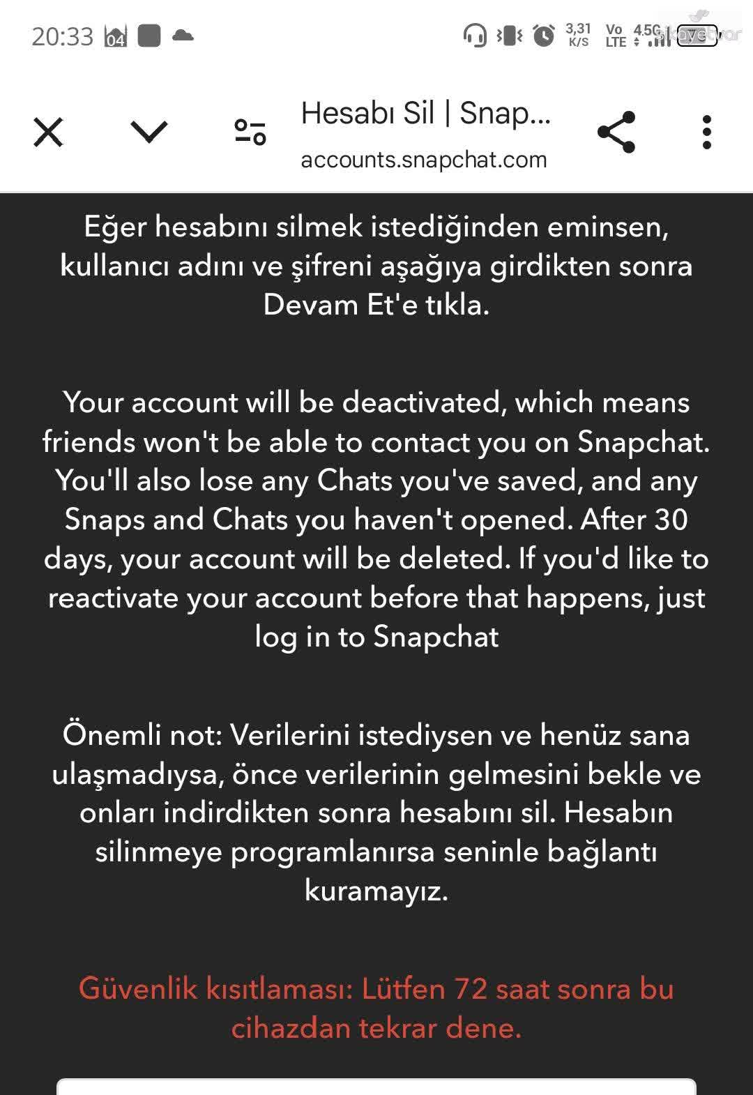 I’ve Tried Deleting My Snapchat Account but Keep Getting the 72-Hour ...