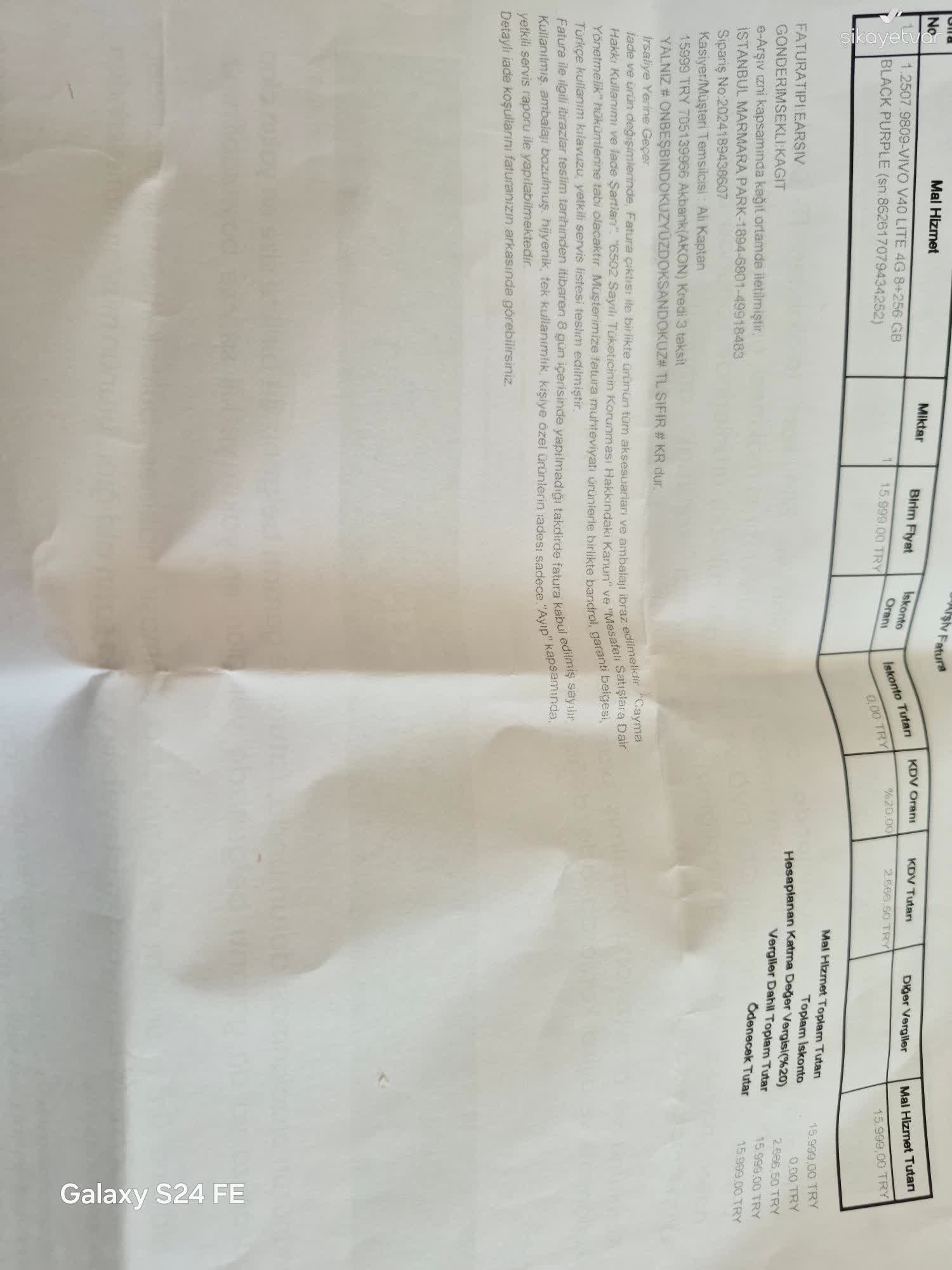 Teknosa Telefon Teslimatında Yaşanan Hata Ve Müşteri Hizmetleri Süreci ...