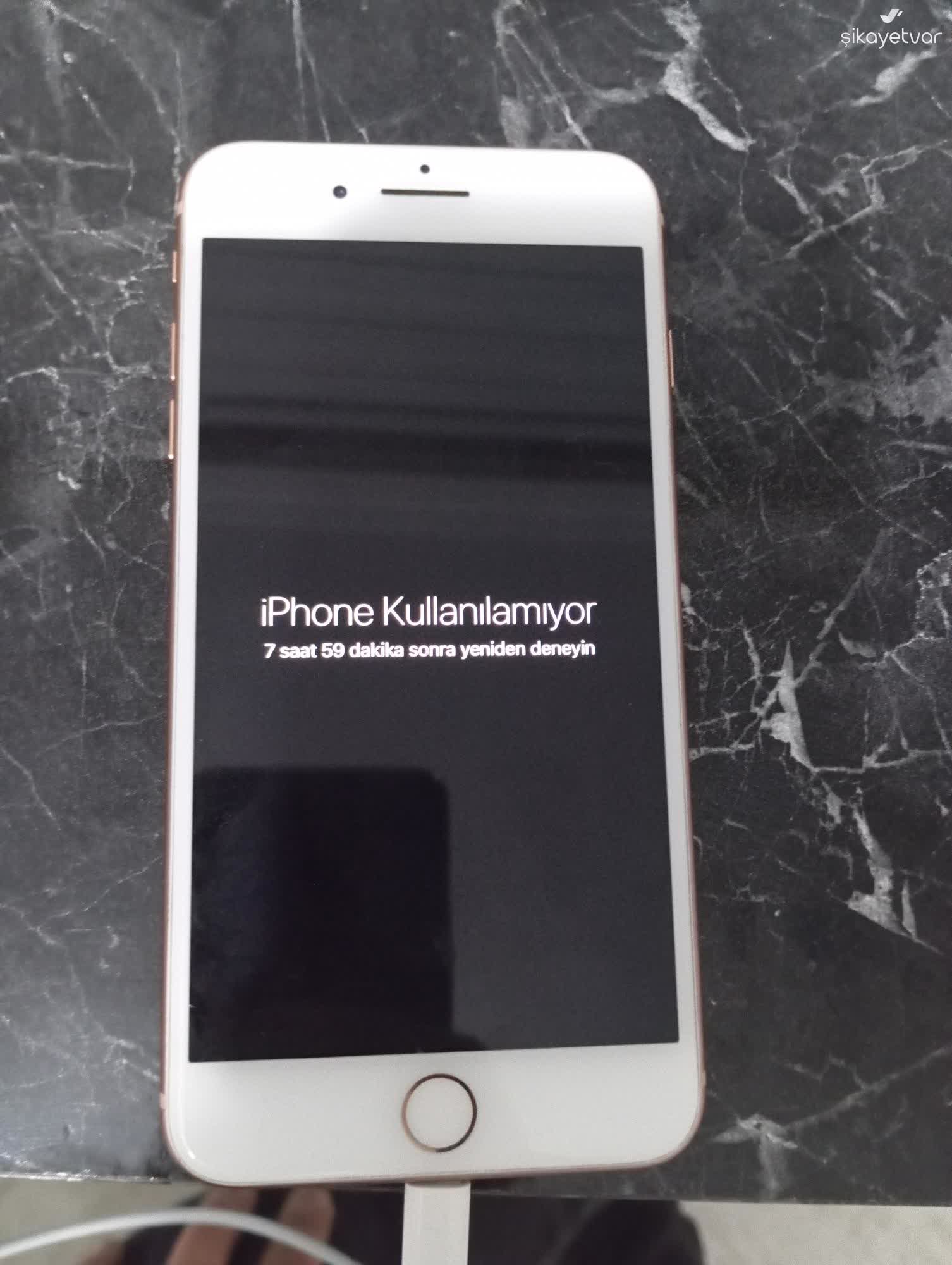 İphone 8 Plus Kendi Kendine Şifre Oluşturdu, Erişim Sağlayamıyorum - Şikayetvar