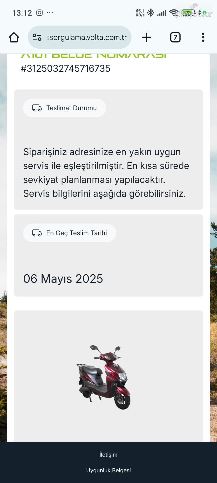 Volta Satın Alınan Elektrikli Mopedin Teslimat Ve Evrak Sorunları ...