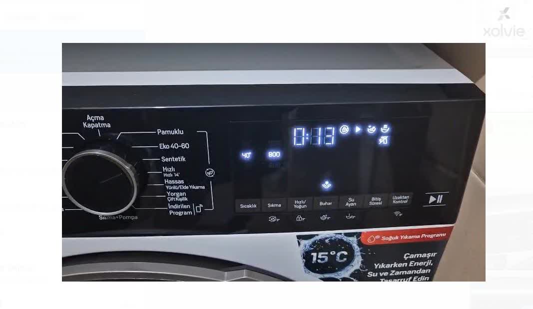 Arçelik Washing Machine Water Error - Refund Request - Xolvie