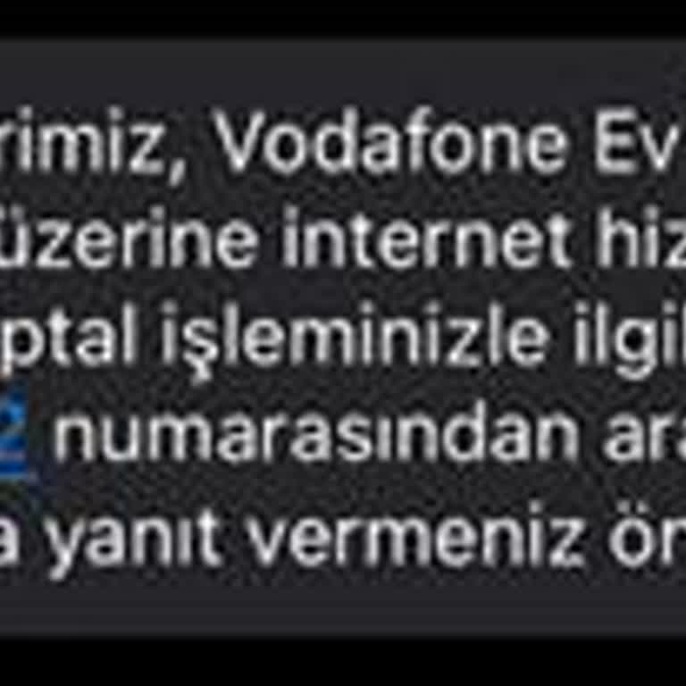 Vodafone Net Nakil Sonrası 5 Gündür İnternetsiz Kaldım, Teknik Destek ...